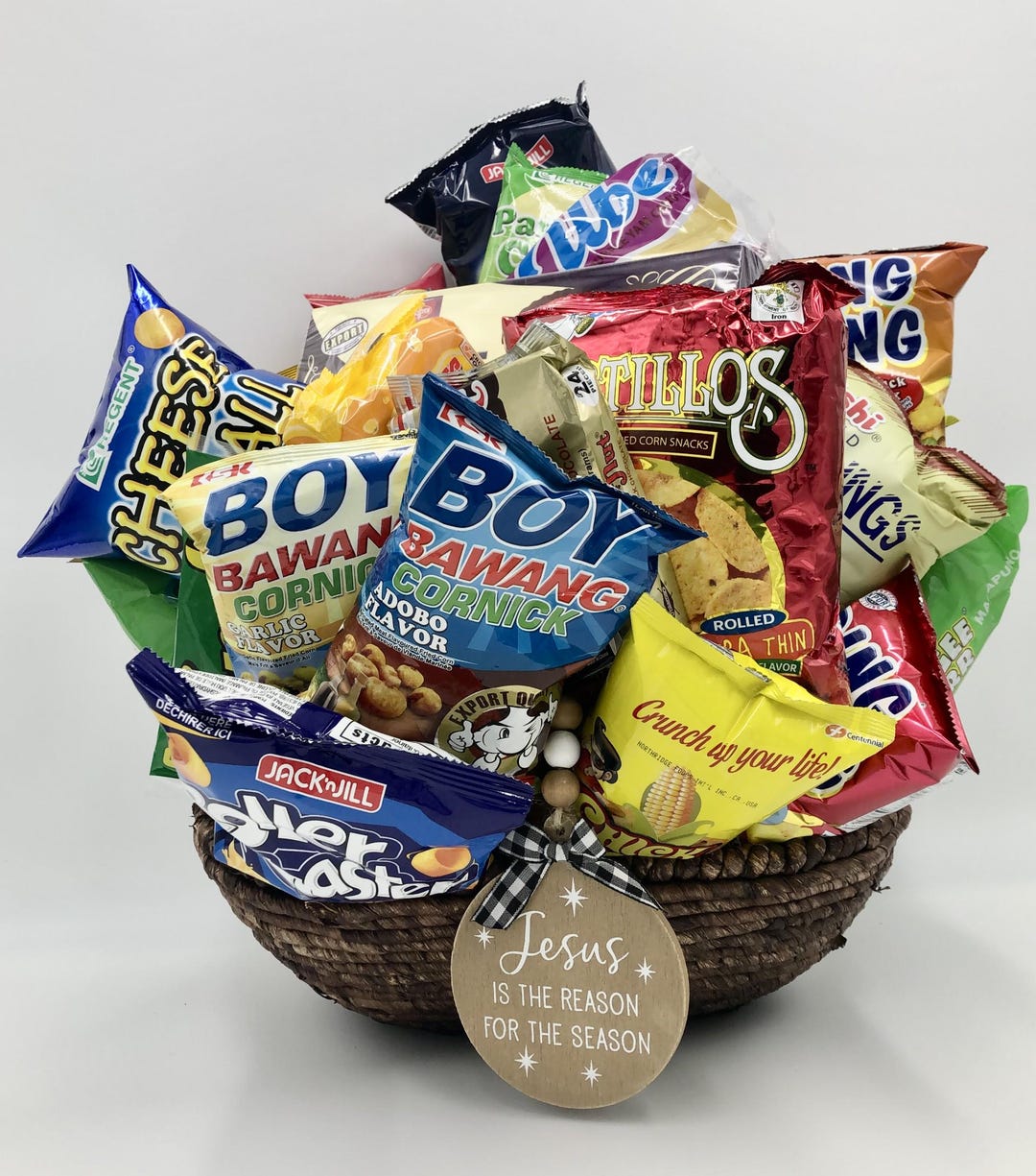World Food Mission Filipino Christmas Snacks Basket, Free Shipping - Etsy