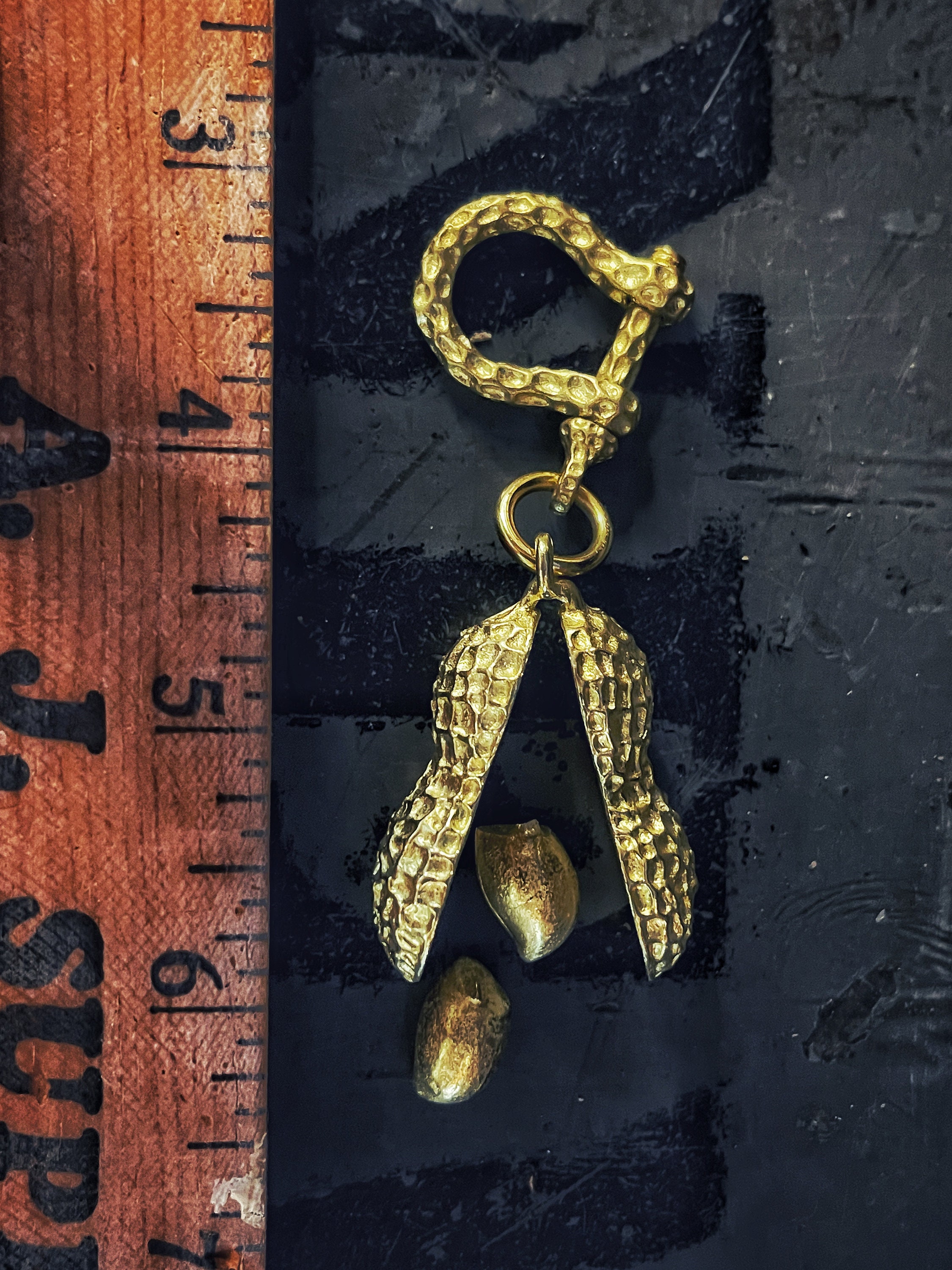 Copper Brass Retro Keychain Peanuts Motorcycle Car Keychain Boyfriend ...