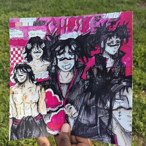 Choso Kamo, Jujutsu Kaisen Anime Print 8x8, Hand-drawn Print, on 8x8 ...