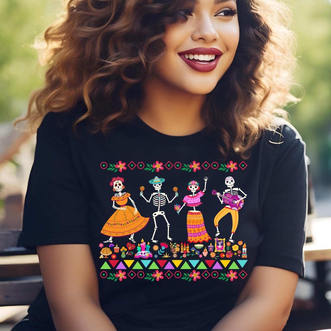 Day of the Dead T Shirt, Mexican Art Unisex T Shirt, Hispanic Heritage ...
