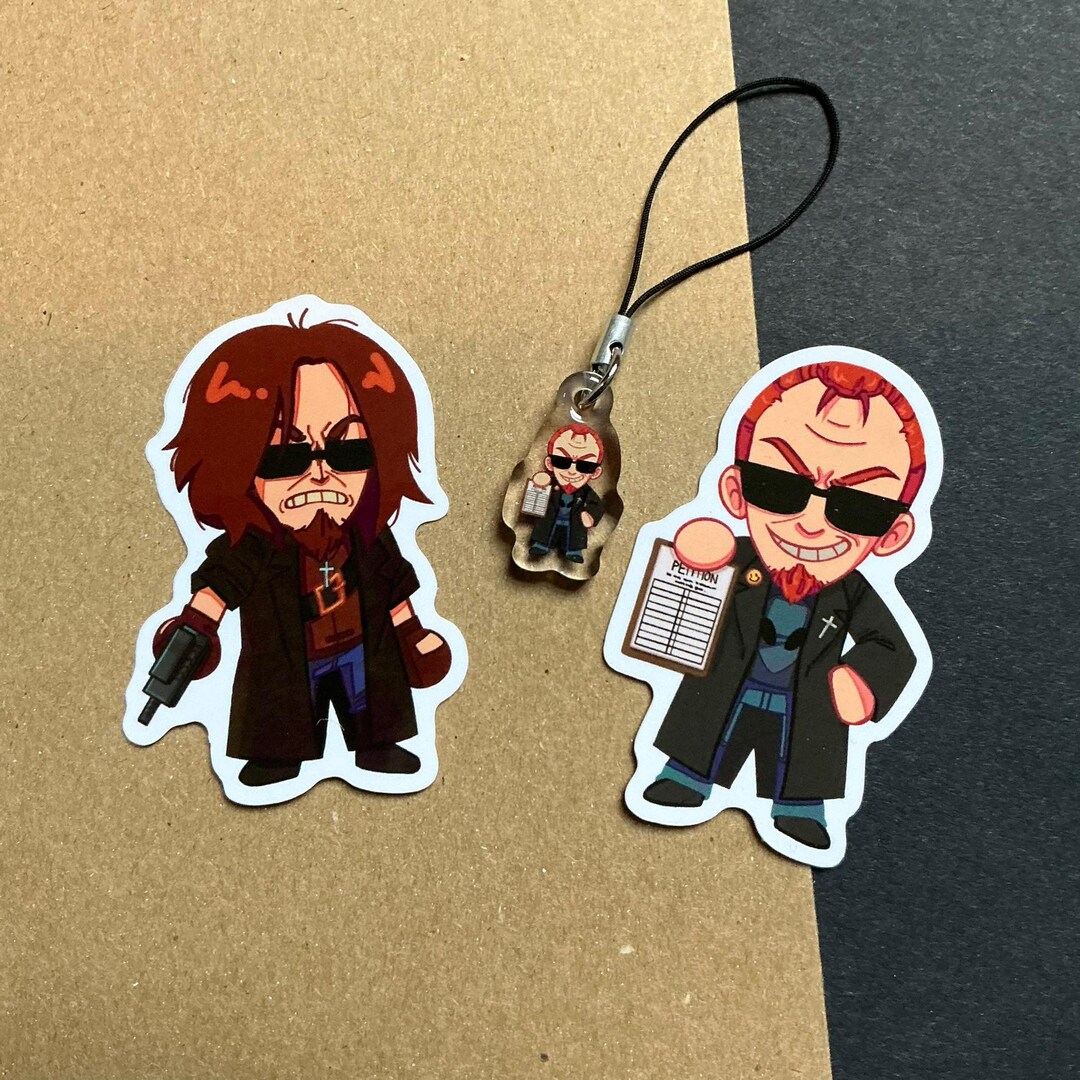 Postal 1 and 2 Game Dude Phone Keychain and Stickers - Etsy