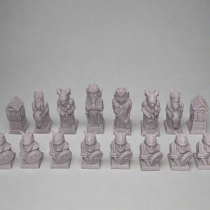 Viking Chess Pieces Set - Unique Norse Design, Chess Board Accessories ...