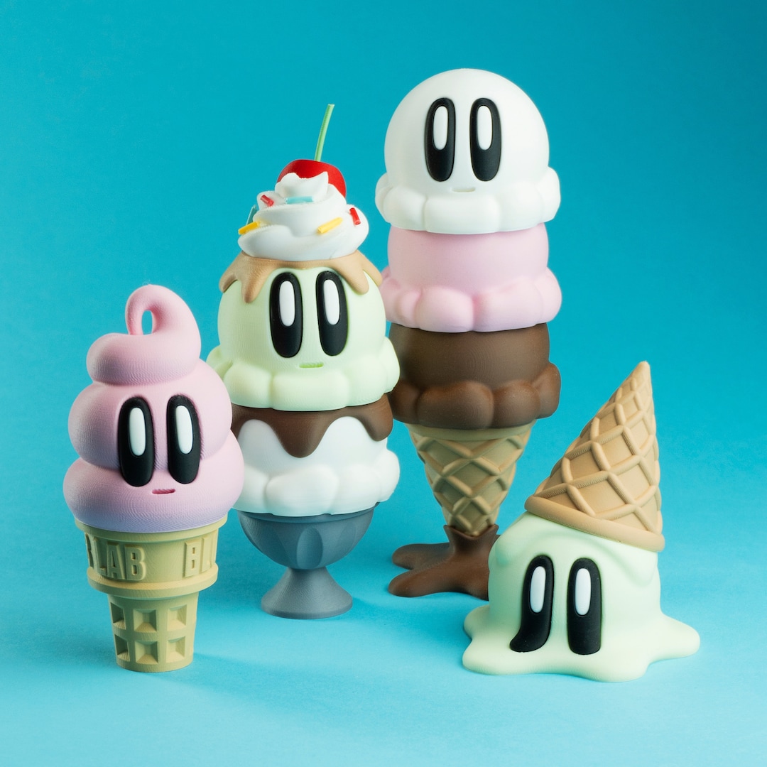 Ice Cream Modular Art Toy With 12 Different Swappable Parts - Etsy