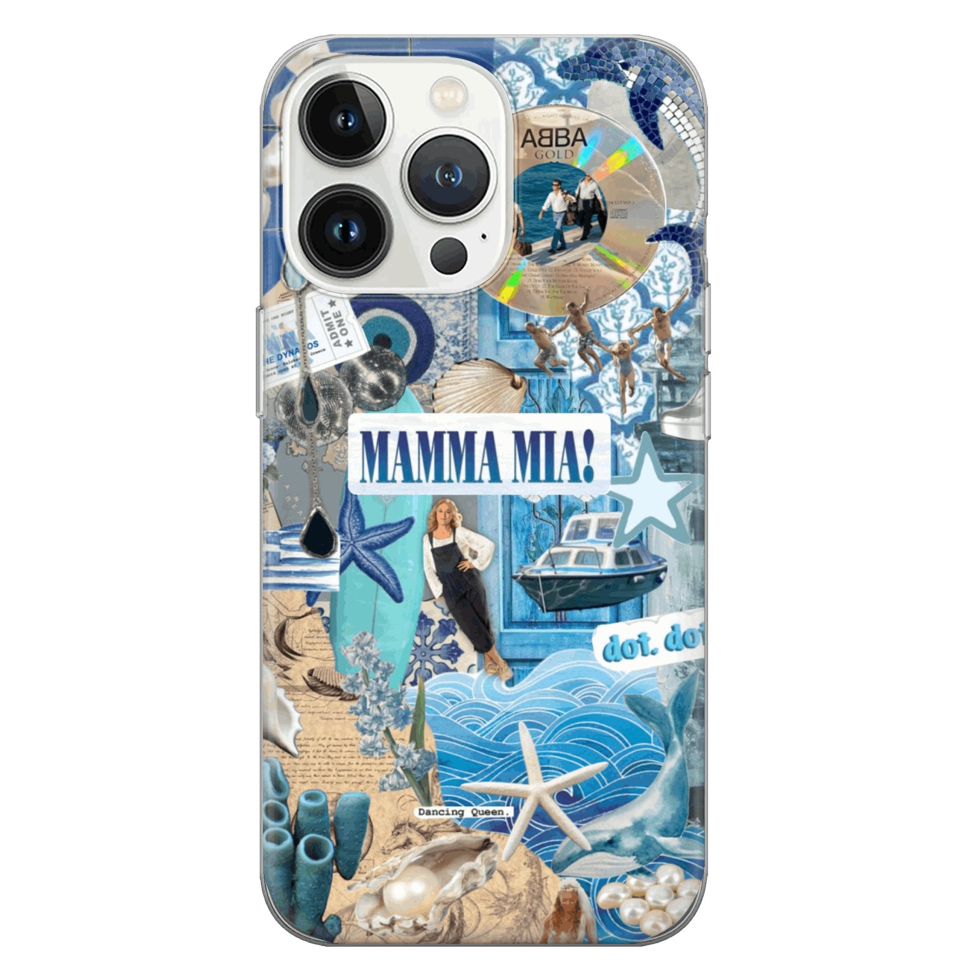 Aesthetic Beachy Mamma Mia Phone Case Vintage Cover for iPhone 17 Pro ...