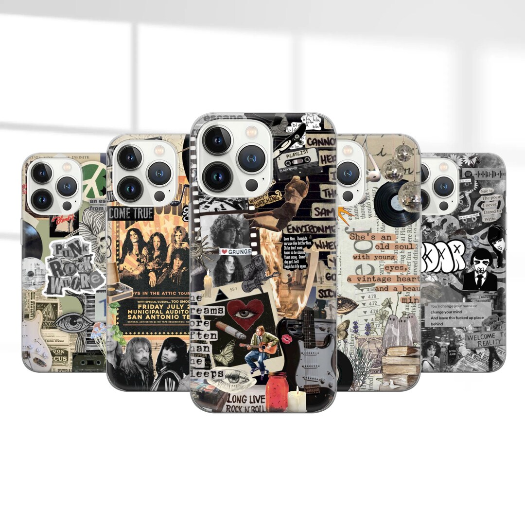 Aesthetic Indie Rock Band Phone Case Black Cover for iPhone 17 Pro Max ...