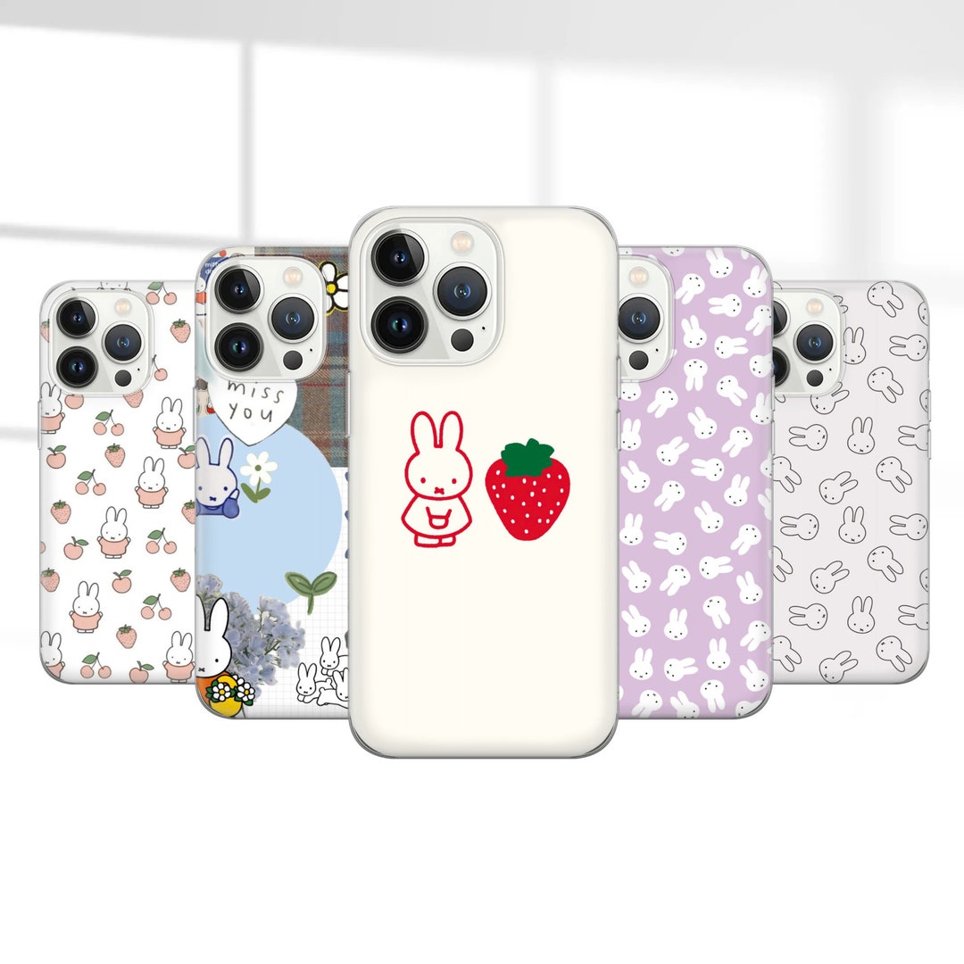 Miffy Phone Case, Aesthetic Cover for iPhone 17 Pro Max, 16e, 15, 14 ...