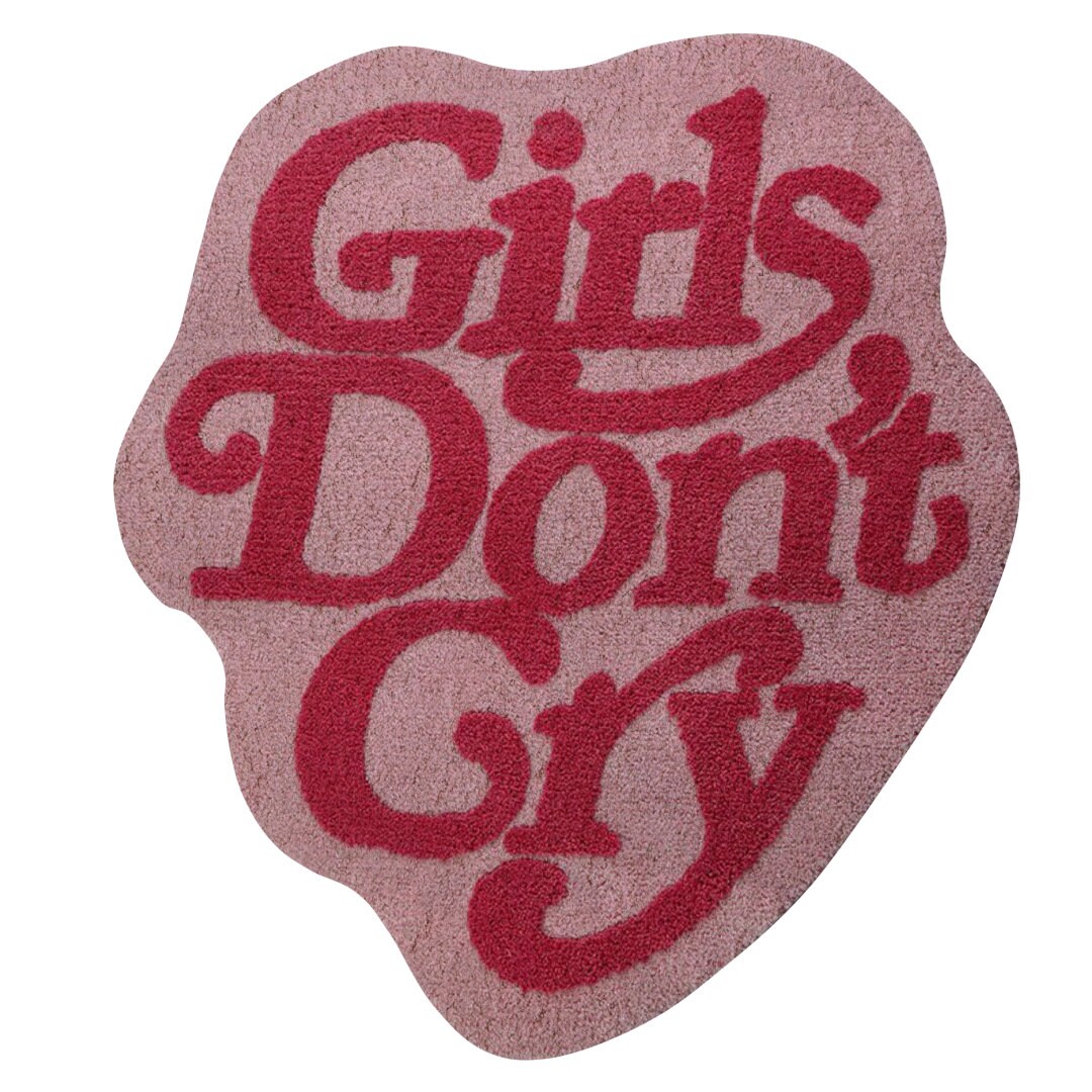 Girls Dont Cry Tufted Rug Fluffy & Soft Handmade Rug - Etsy
