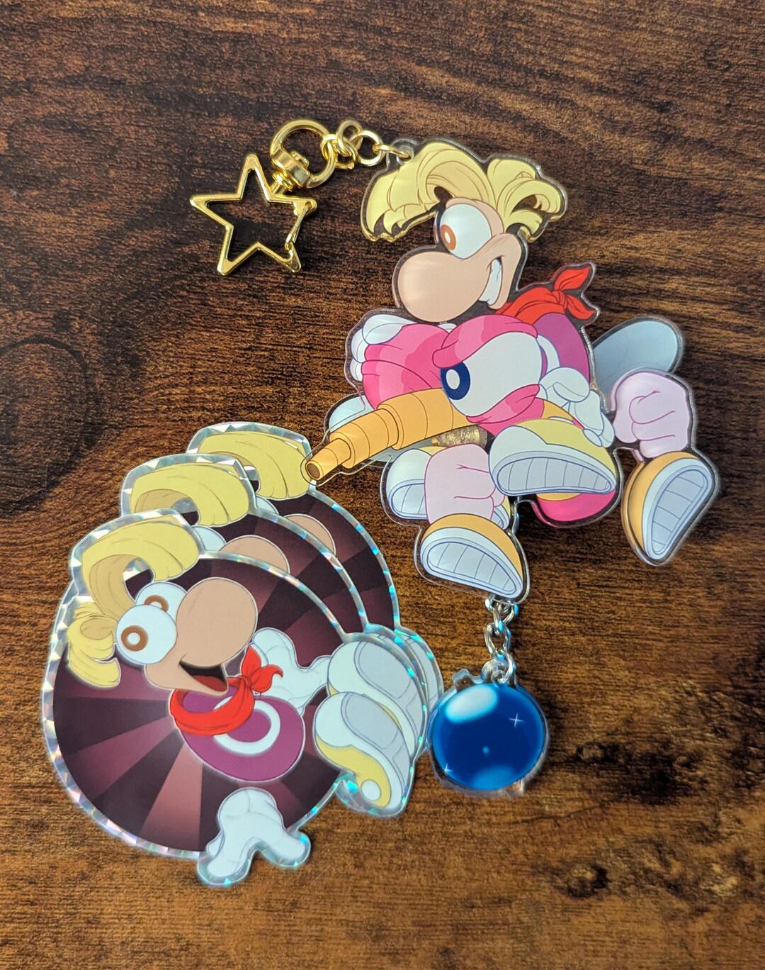 Rayman and Bzzit Moving Wings Keychain [rayman 1] - Etsy