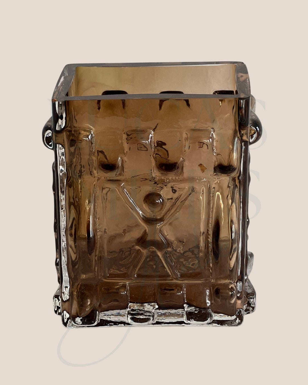 Josef Schott Art Glass Vase by Smålandshyttan - Etsy UK