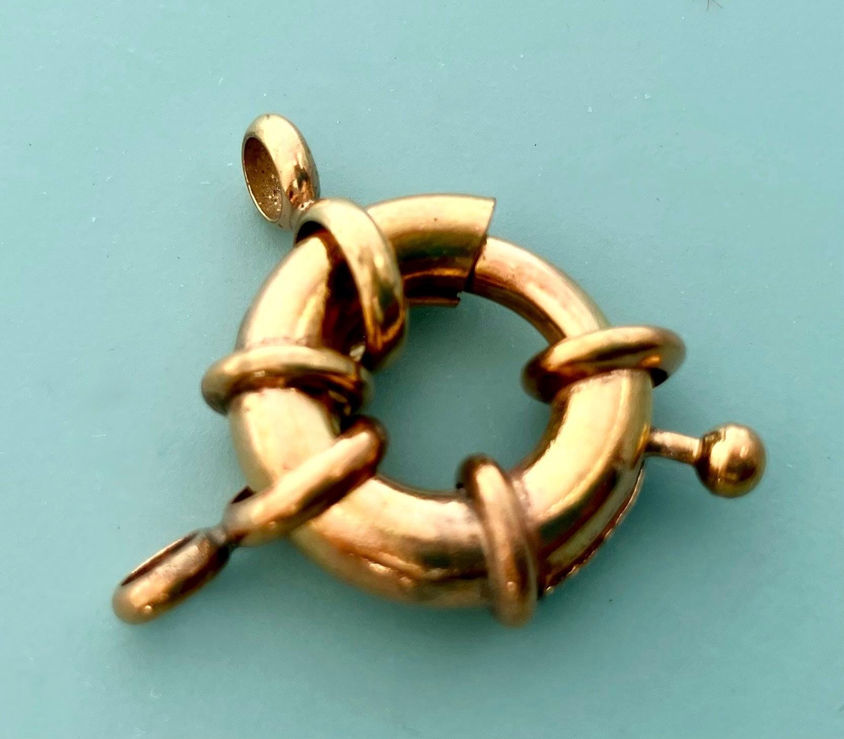 2 Ornate Brass Nautical Clasps Vintage - Etsy