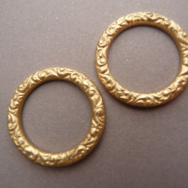 Ornate Brass Wall Scrolls - Etsy