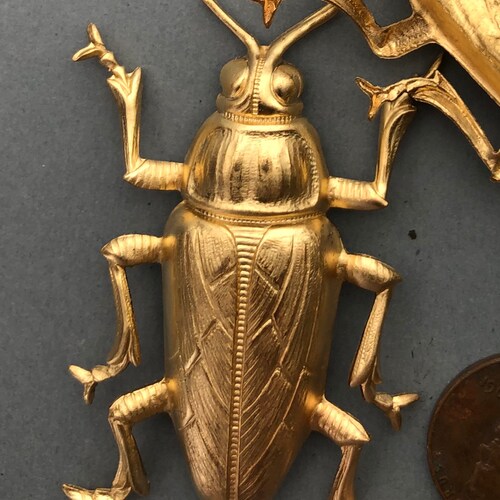 Huge Brass Bee Finding Stamping - Etsy
