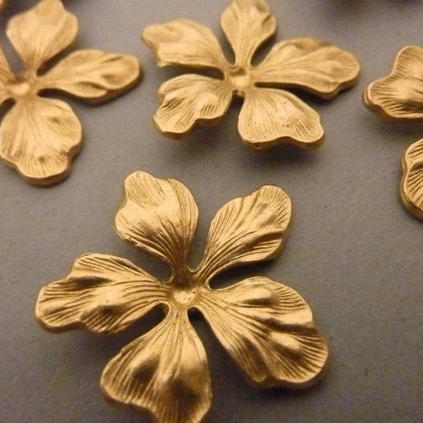 Brass Flower - Etsy