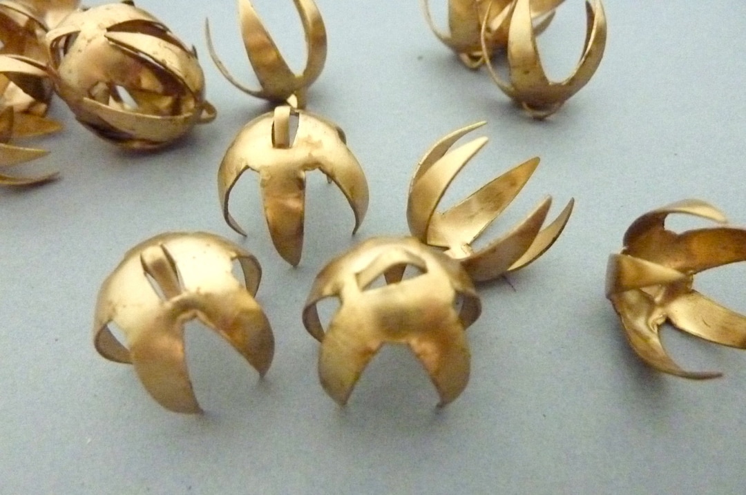 4 End Caps for Large Beads or Pendants - Etsy