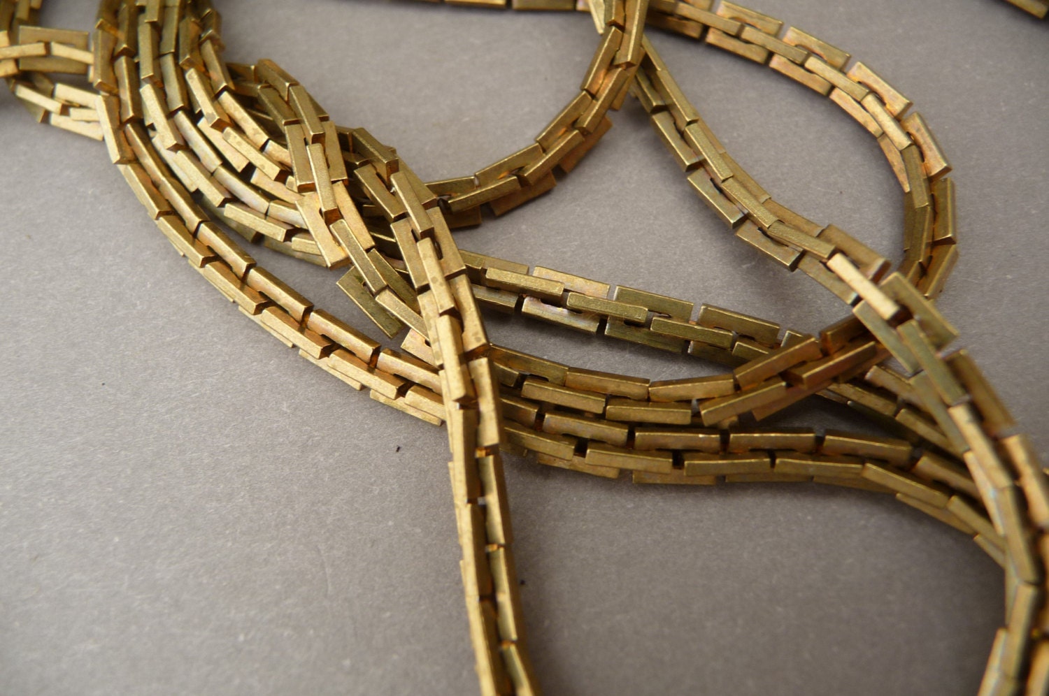 4 Ft Boston Link Chain Solid Brass Vintage | Etsy