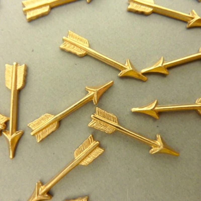 Brass Arrows - Etsy