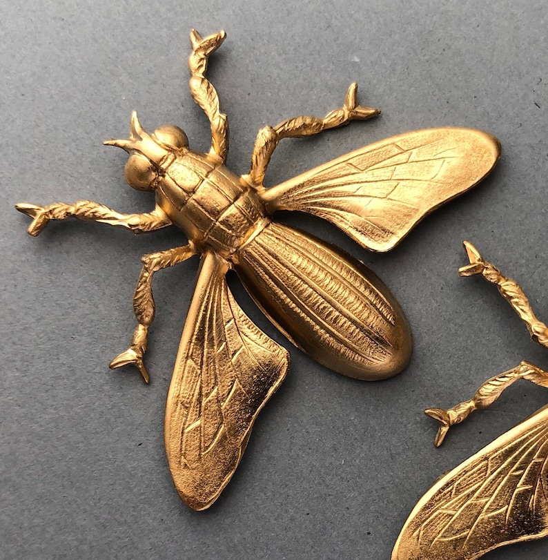 Brass Bug Insect Stamping - Large - Etsy