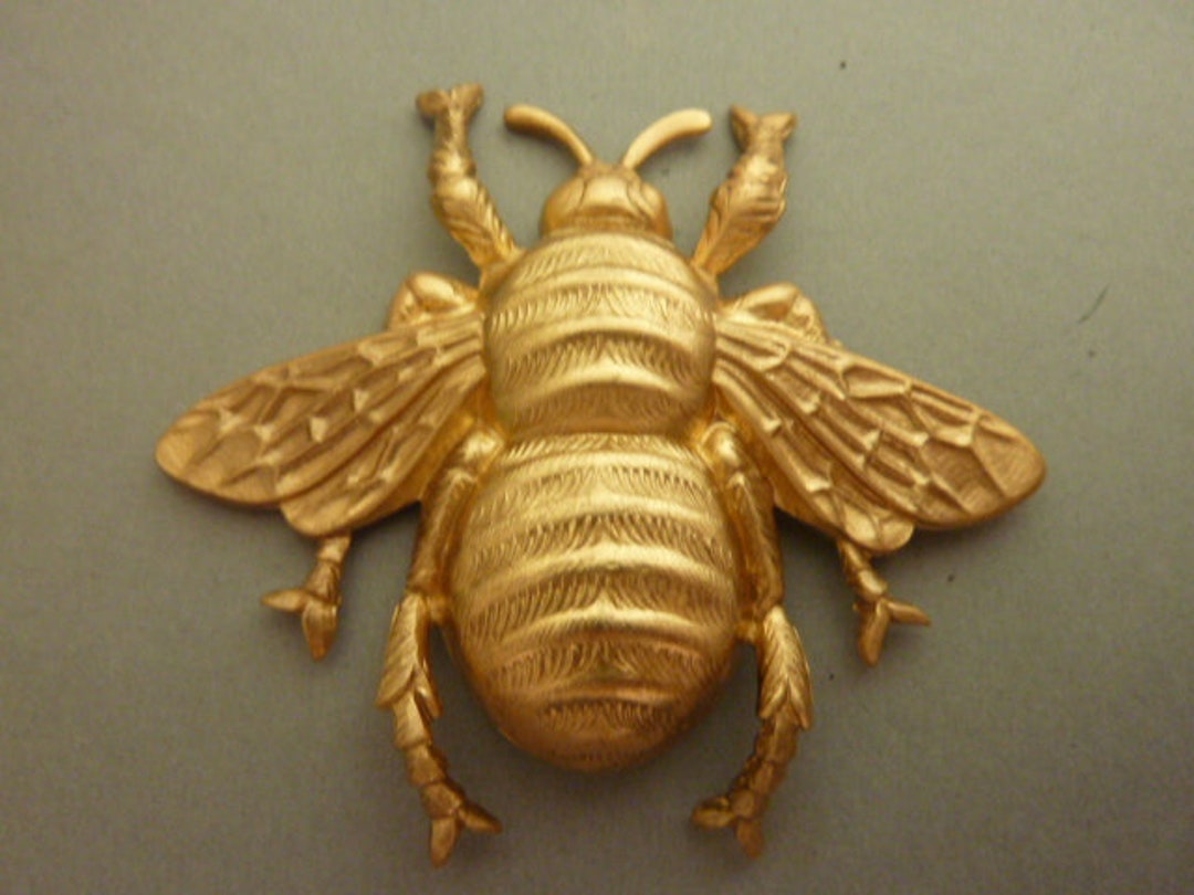Huge Brass Bee Finding Stamping - Etsy
