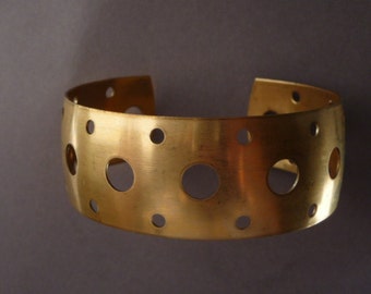 Solid Brass Cuff Bracelet With 4 Prongs Claw for Jewelry - Etsy