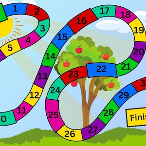 Apple Tree Reward Chore Chart Game for Kids, Teens (digital Download ...