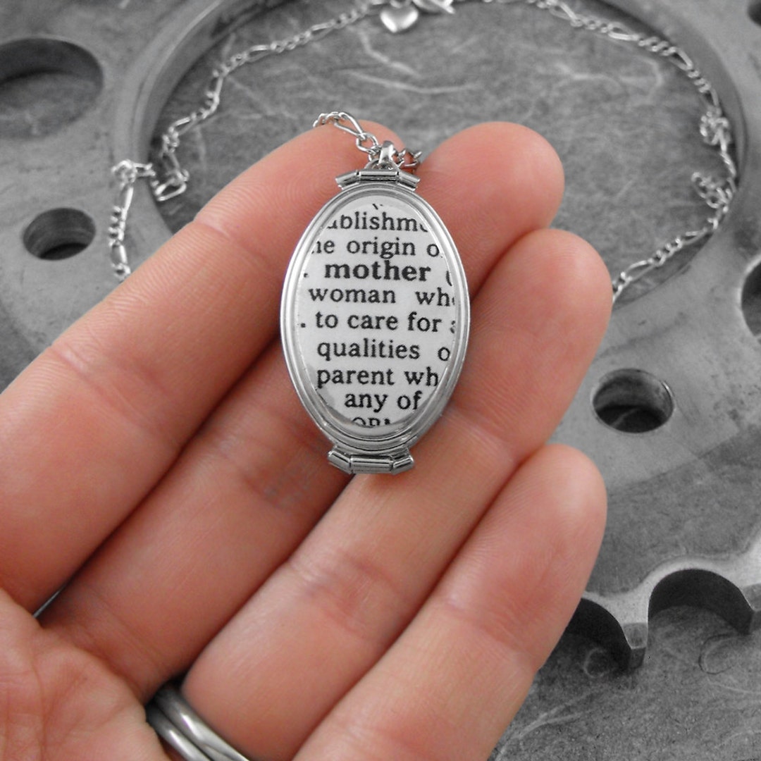 Mother Definition Locket Necklace - A Mother's Song by Cognitive ...