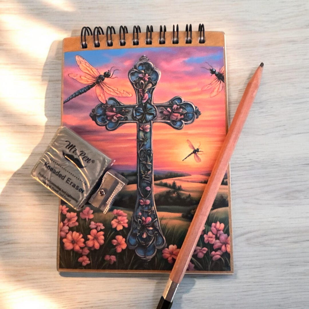 Sketch Pad. Journal. Artist Journal. Sketch Kit. Spiral Pad, Pencil ...