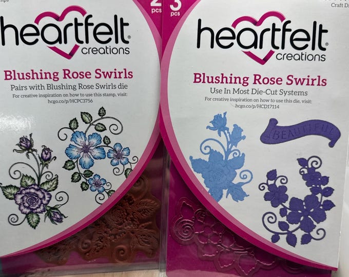 Heartfelt Creations Stamp and Die Bundle. Brand New: Never Been Opened ...