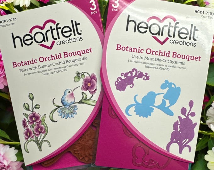 Heartfelt Creations Stamp and Die Bundle. Brand New: Never Been Opened ...