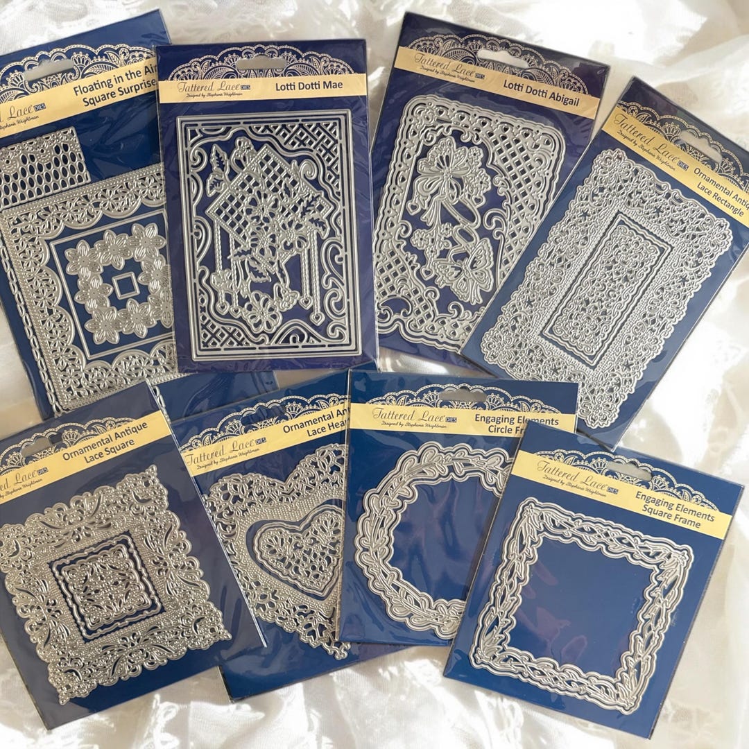 Tattered Lace Die Set. Rare Find in the United States. Designed by ...