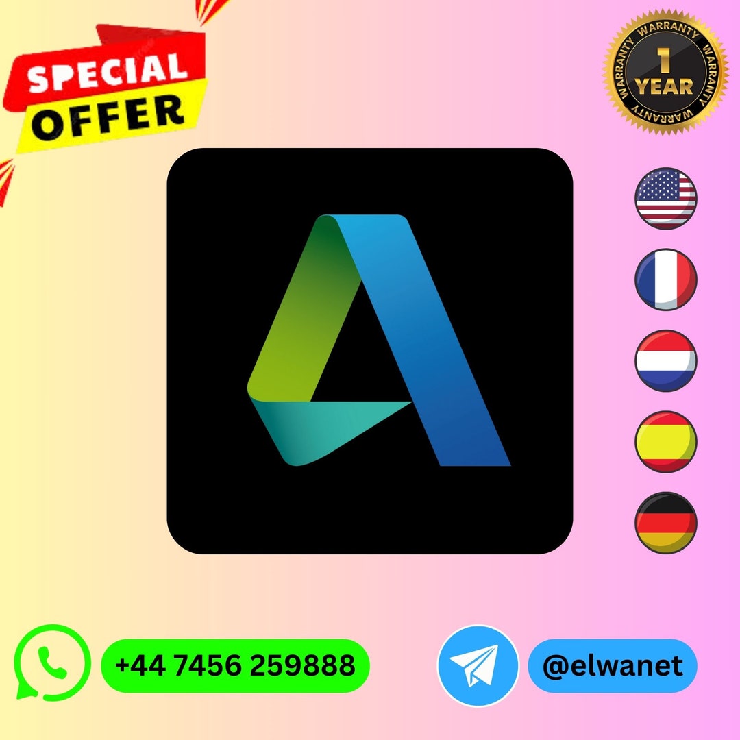 Autodesk All Apps 2024 for Windows & Macos 12 Months Activation Full ...