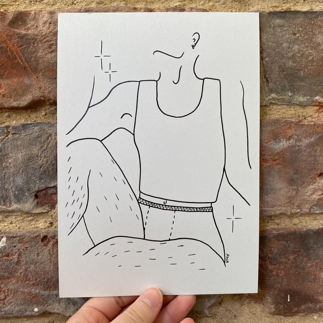 Binders Are Cute | Art Print, Queer, LGBTQ+, Recycled Paper ...