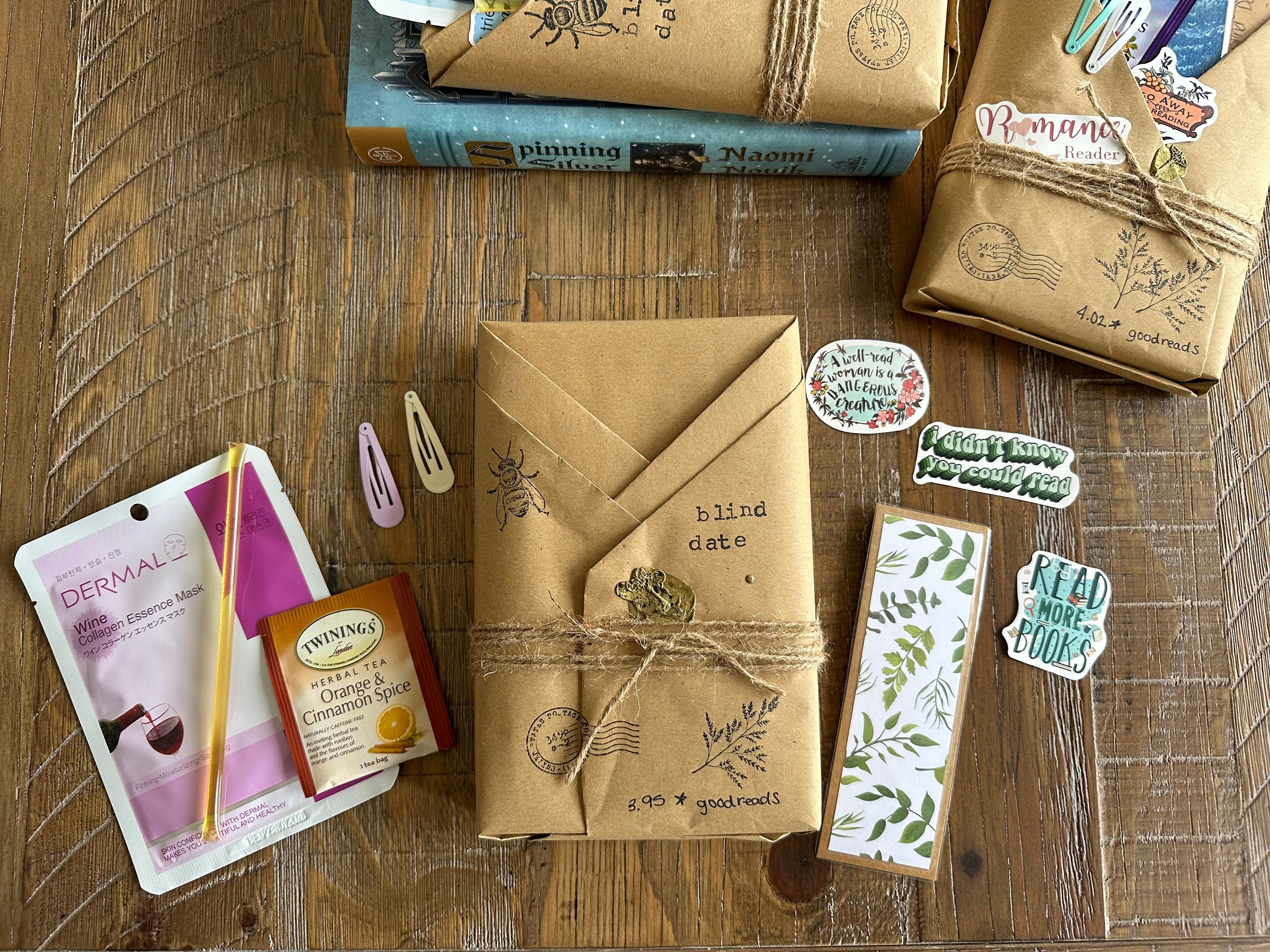 Book Box, Surprise Book, Gift Box, Blind Date With a Book, Book Lovers ...