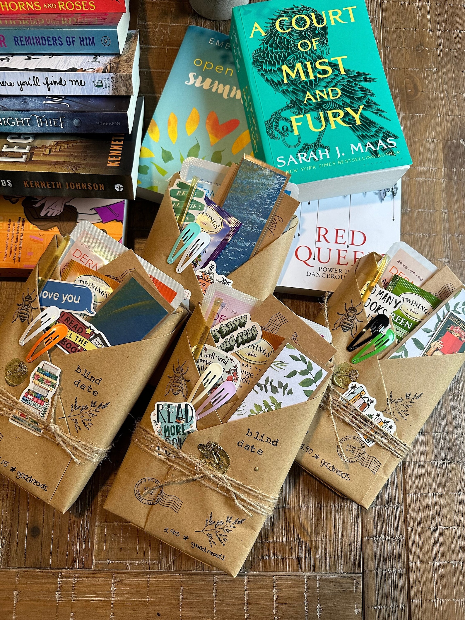 Blind Date With a Book Pampering Kit Wrapped Book, Surprise Book, Bookish Gift, Book Lover Gifts ...