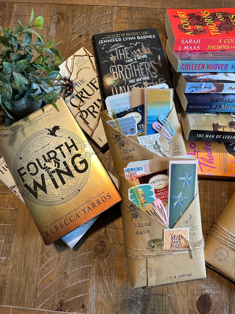 Blind Date With a Book Pampering Kit, Wrapped Book, Surprise Book ...