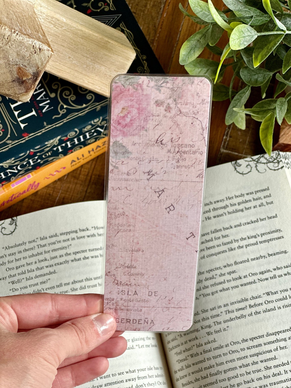 Handmade Bookmark Vintage Bookmark Floral Bookmark Bookish Gift for ...