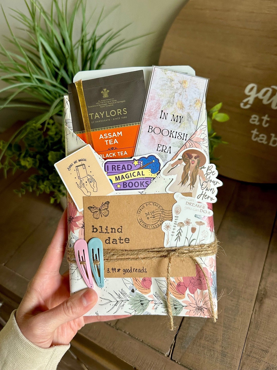 Blind Date With a Book Pampering Kit Wrapped Book, Surprise Book Box ...