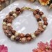 Handmade Beaded Double Strand Bracelet - Etsy