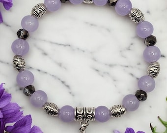 Handmade Beaded Stretch Bracelet - Etsy