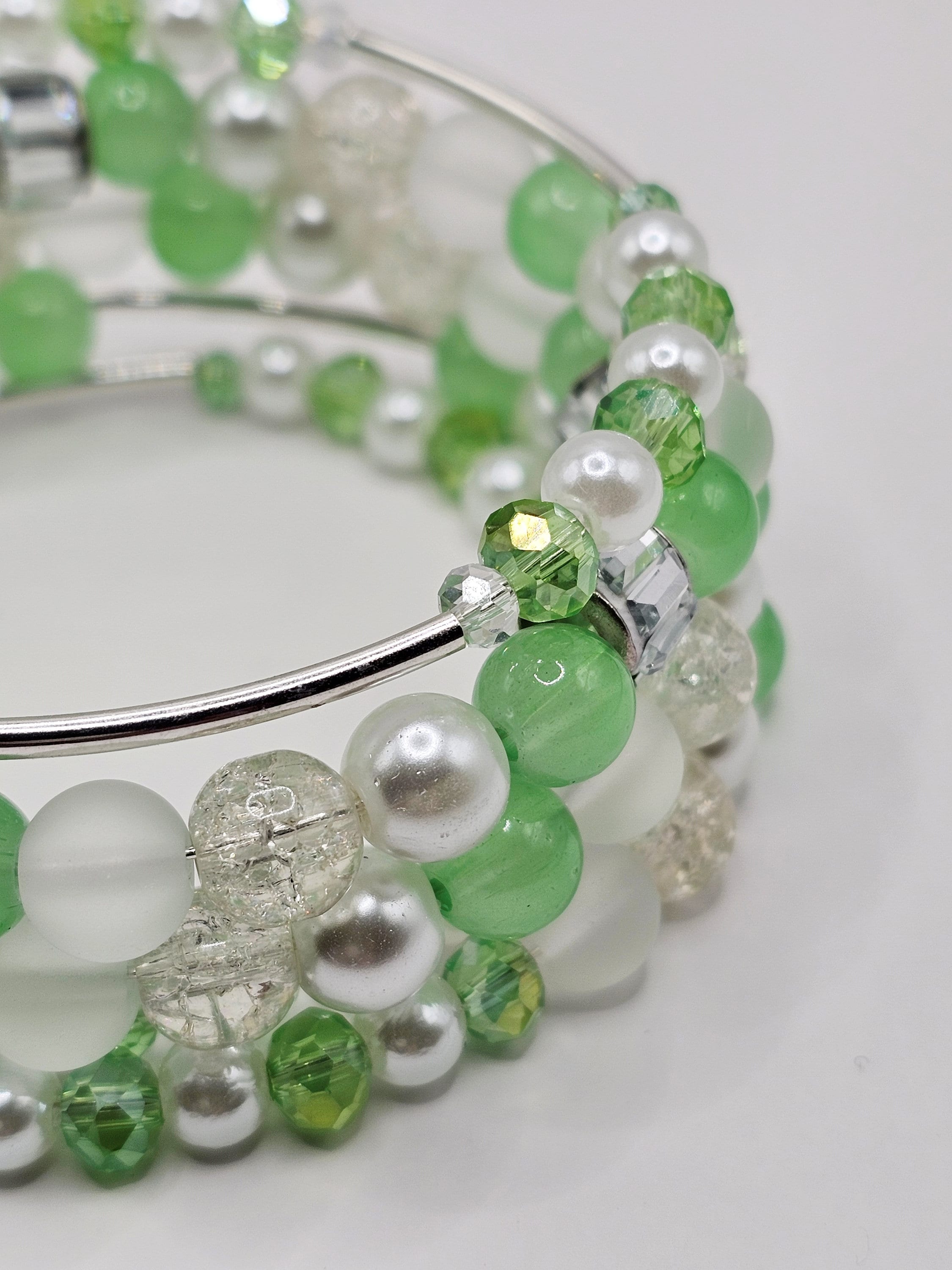 Handmade Memory Wire Bracelet - Etsy