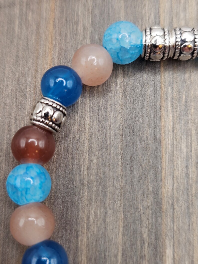 Handmade Beaded Stretch Bracelet - Etsy