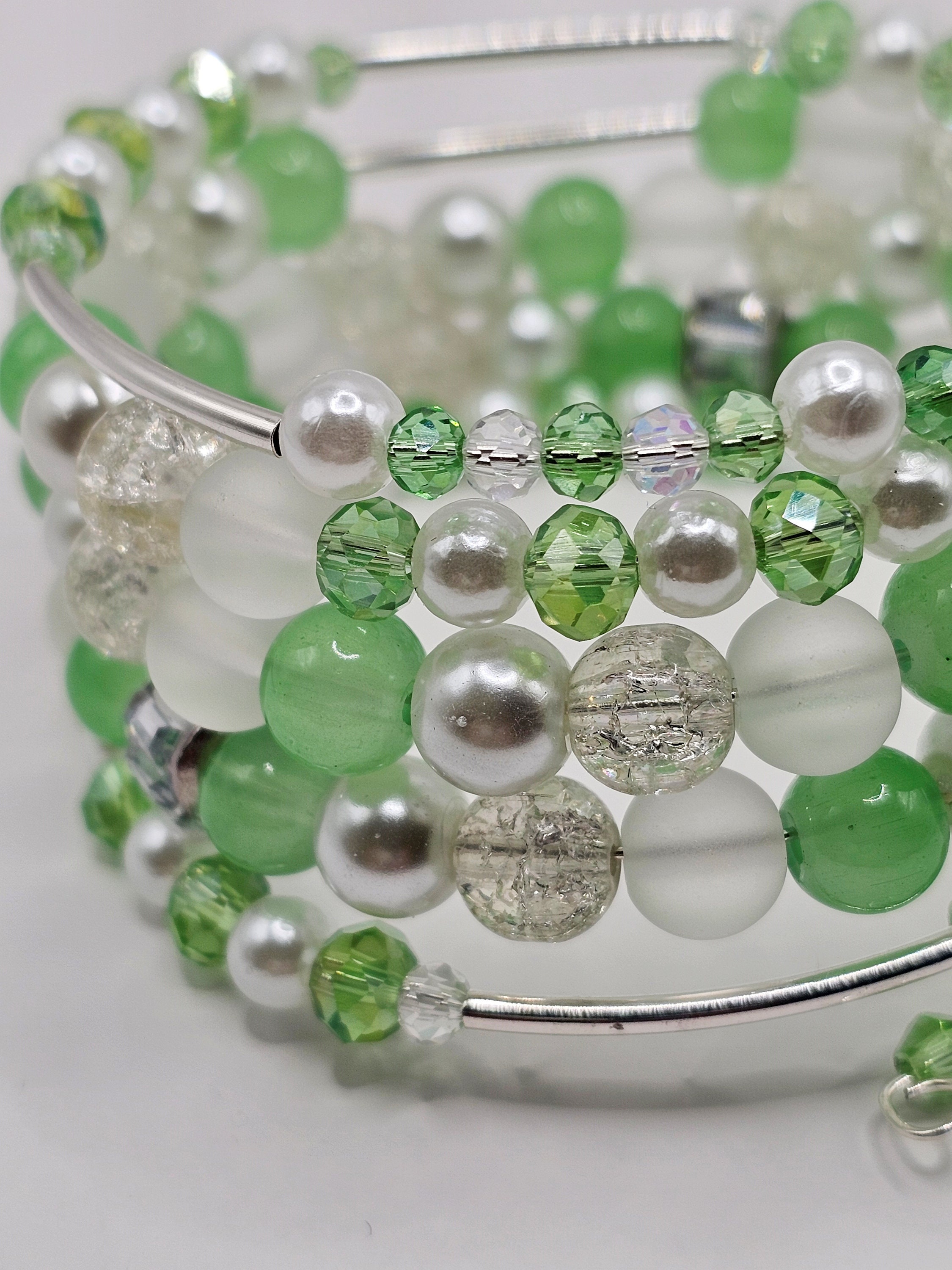 Handmade Memory Wire Bracelet - Etsy