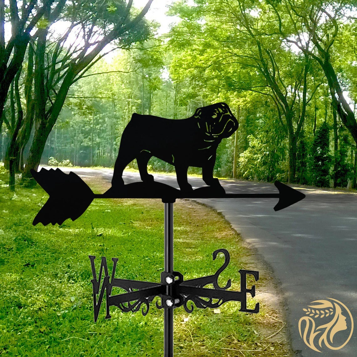 French Bulldog Weather Vane, Weather Vane for Yard, Pet Lover Decor ...