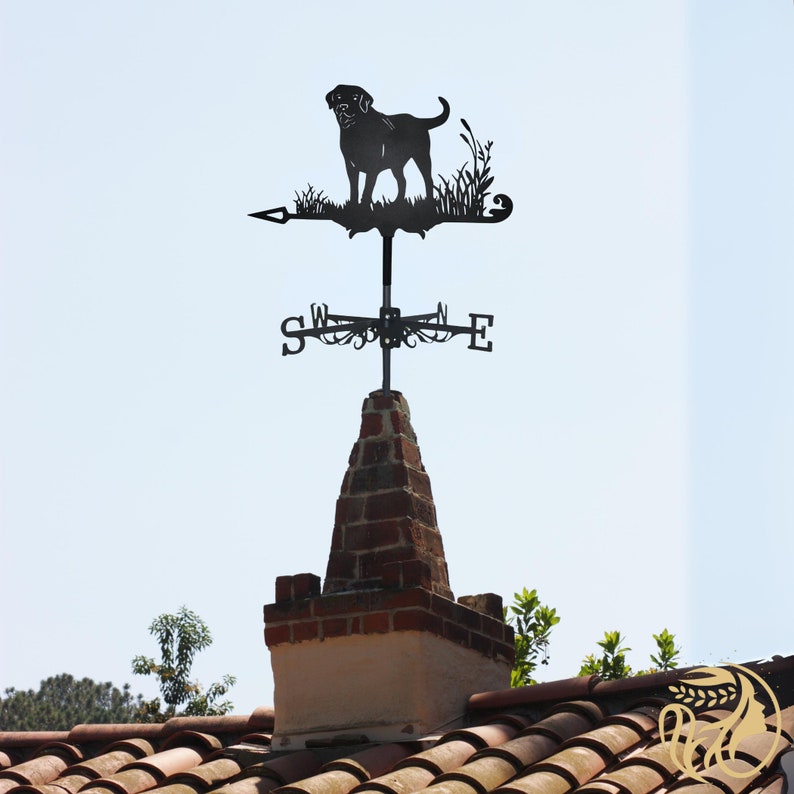 Labrador Retriever Weather Vane, Dog Wind Spinner, Decor for Dog Lover ...