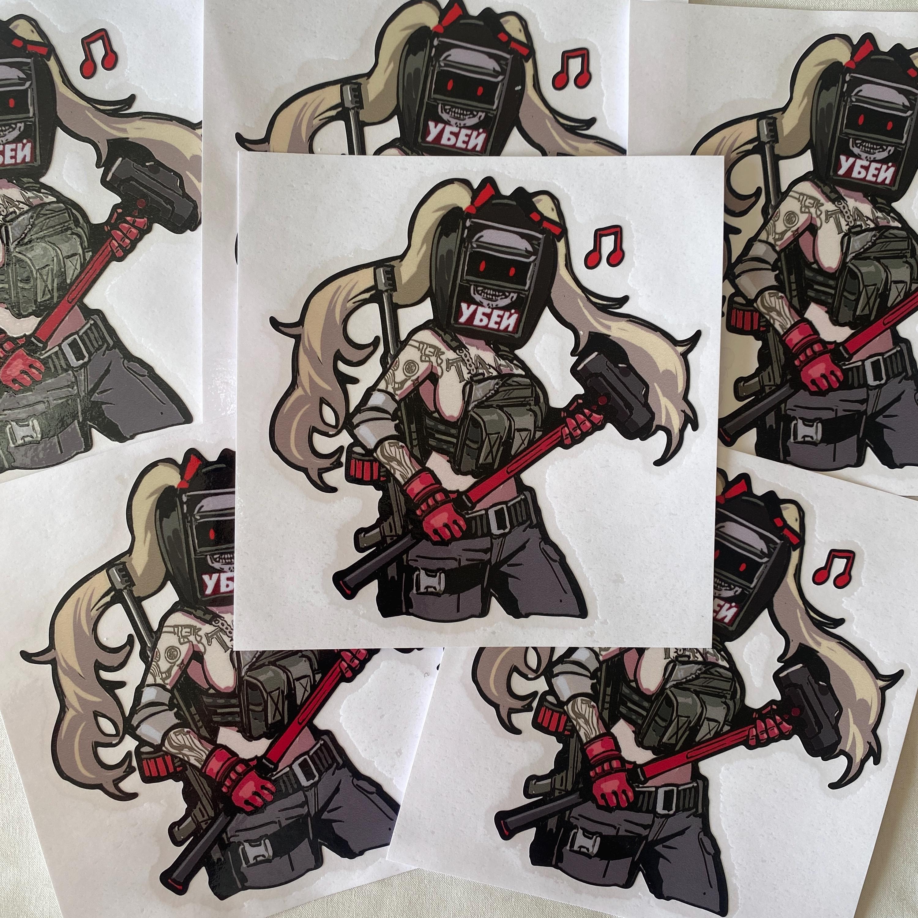 Tagilla - EFT- Escape From Tarkov Custom Anime Stickers for Car ...