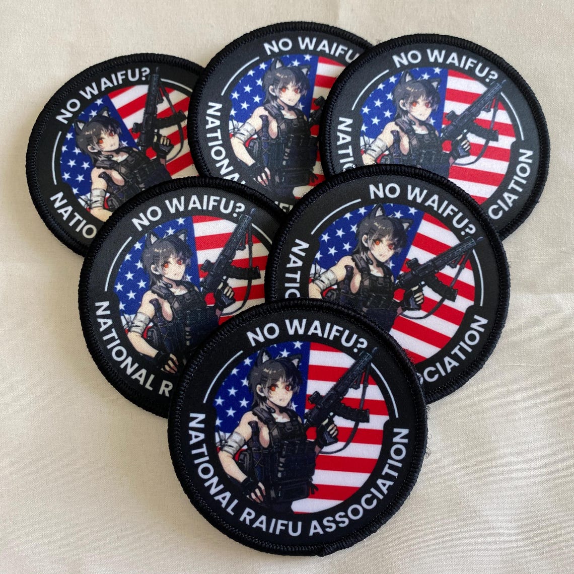 Anime Velcro Patch - National Raifu Association - Etsy