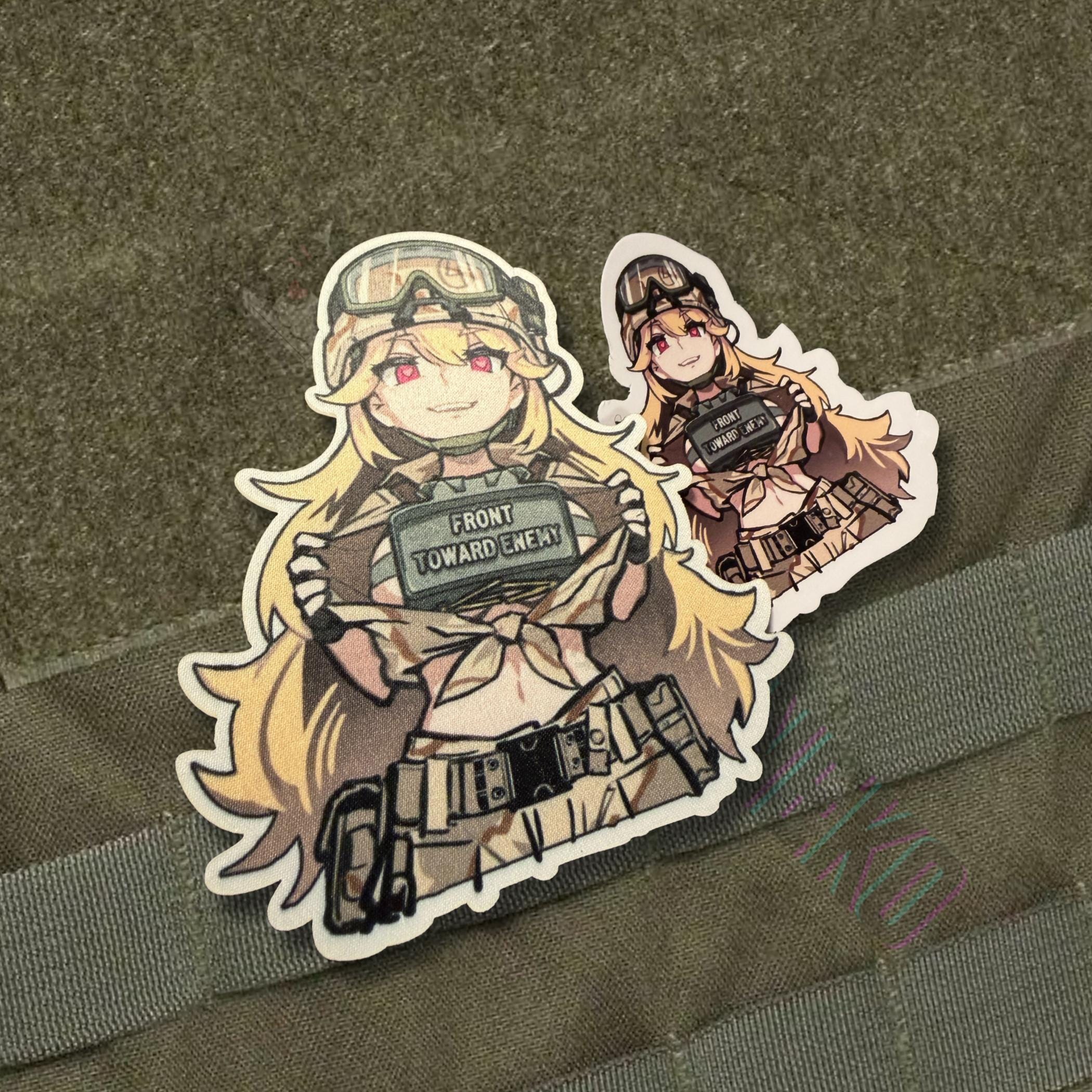 Anime Morale Patch - Front Towards Enemy - Claymore - Desert Storm - Etsy