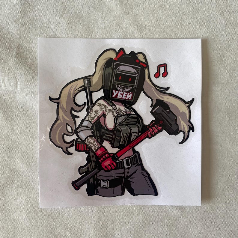 Tagilla - EFT- Escape From Tarkov Custom Anime Stickers for Car ...