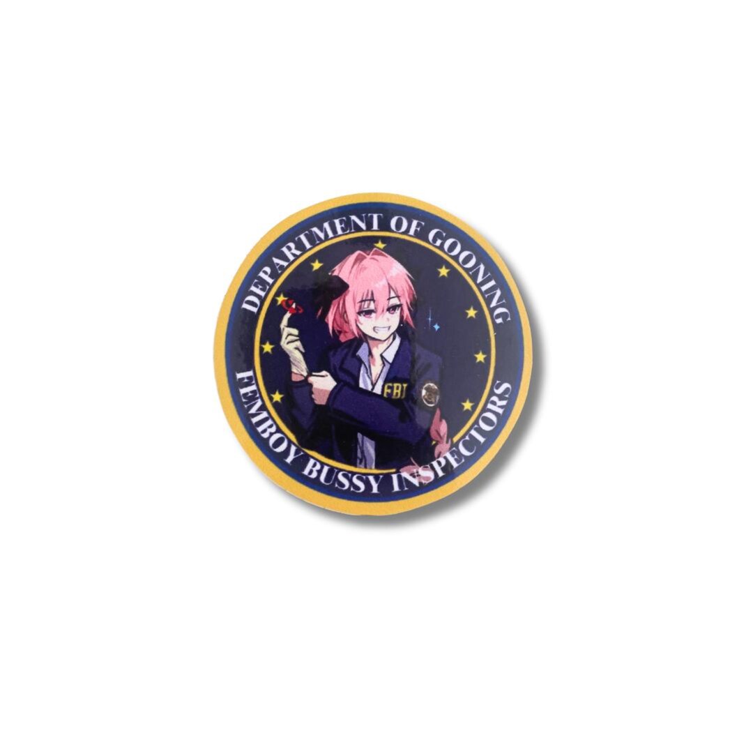 Anime Velcro Patch - FBI - Femboy Bussy Inspectors - Etsy Australia