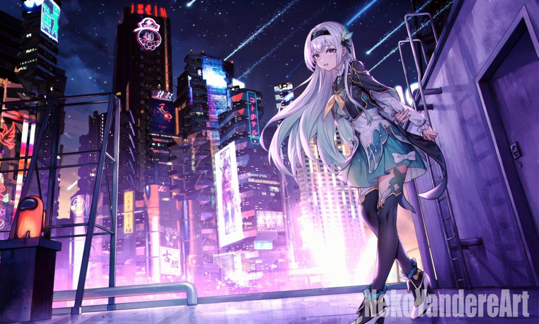 Honkai: Star Rail Firefly 27'' X 16.5'' Foiled Print - Etsy