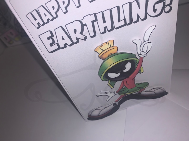 Marvin the Martian Birthday Card- Looney Tunes 3D Birthday Cards ...